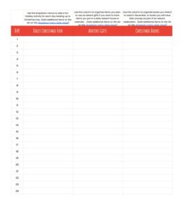 How to Make a Google Sheets Christmas Planner - Must Love Lists