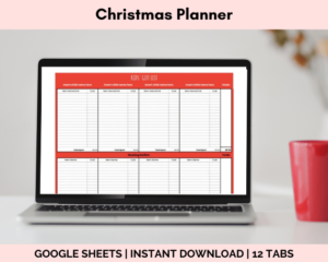 How to Make a Google Sheets Christmas Planner - Must Love Lists