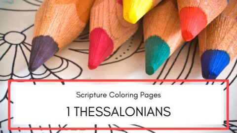 Scripture Coloring Pages: 1 Thessalonians - Must Love Lists