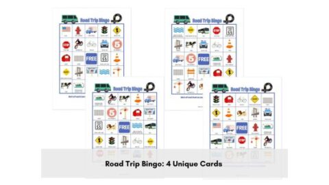 Printable Road Trip Journals for Kids - Must Love Lists