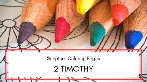 Scripture Coloring Pages: 2 Timothy - Must Love Lists