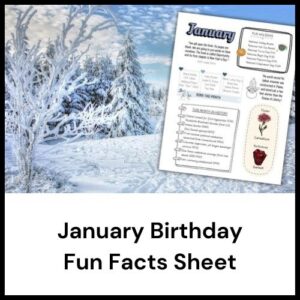 July Birth Month Fun Facts Sheet (Free Printable) - Must Love Lists