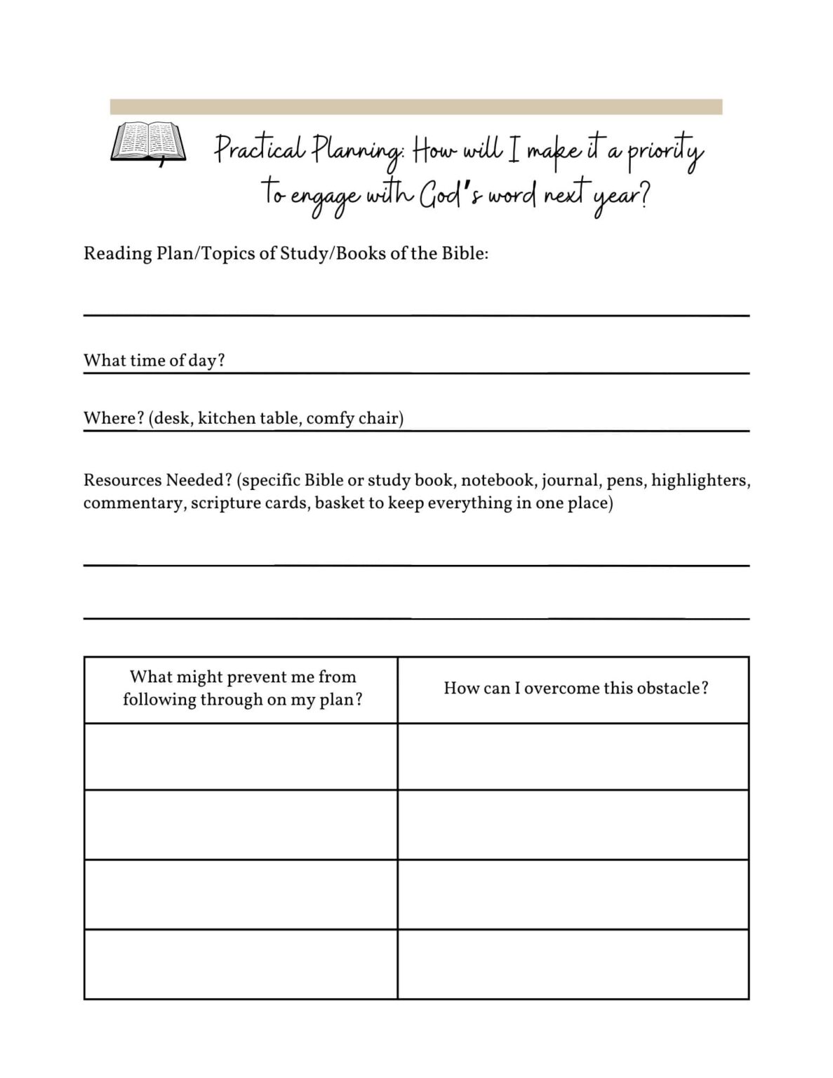 Practical Habits to Prioritize Bible Reading and Prayer - Must Love Lists