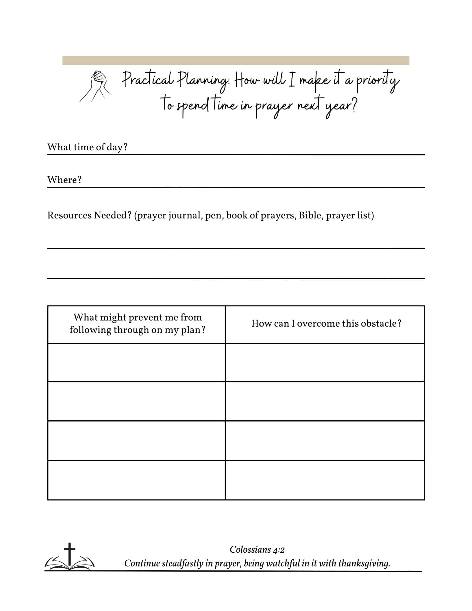 Practical Habits to Prioritize Bible Reading and Prayer - Must Love Lists